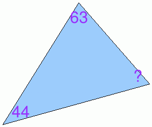 Math Practice Problems Triangle Angles
